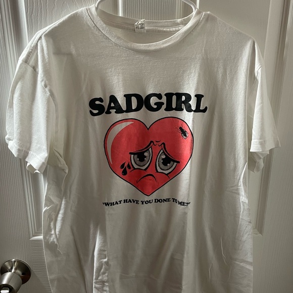 Shirts | Sad Girl Heart Tshirt | Poshmark
